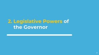 Governor - Powers and Functions | PPT