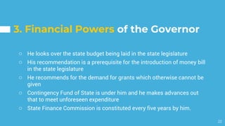 Governor - Powers and Functions | PDF