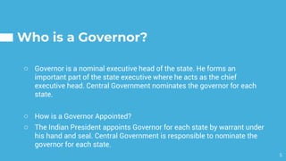 Governor - Powers and Functions | PDF