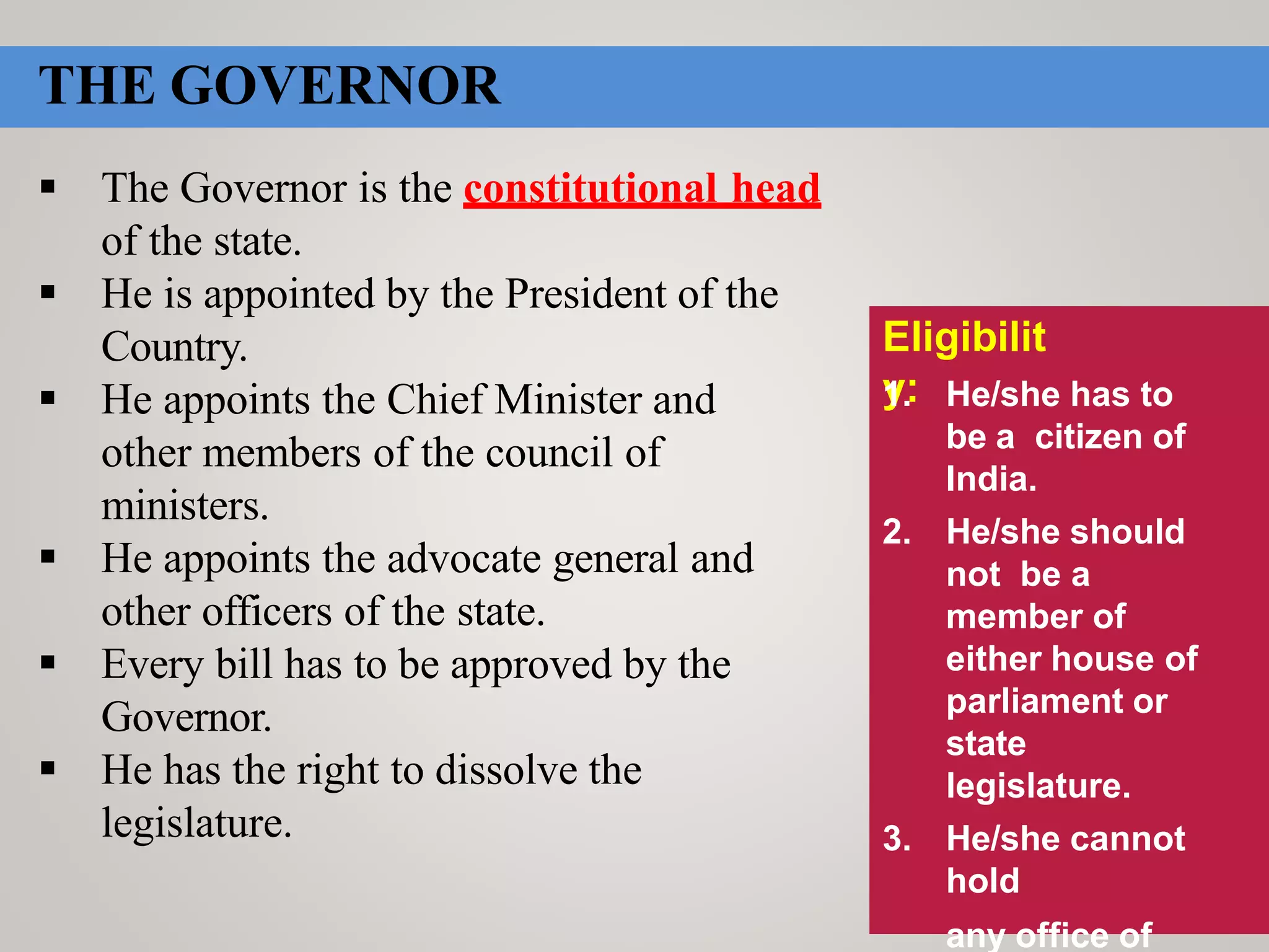 State government ch3 civics | PPTX