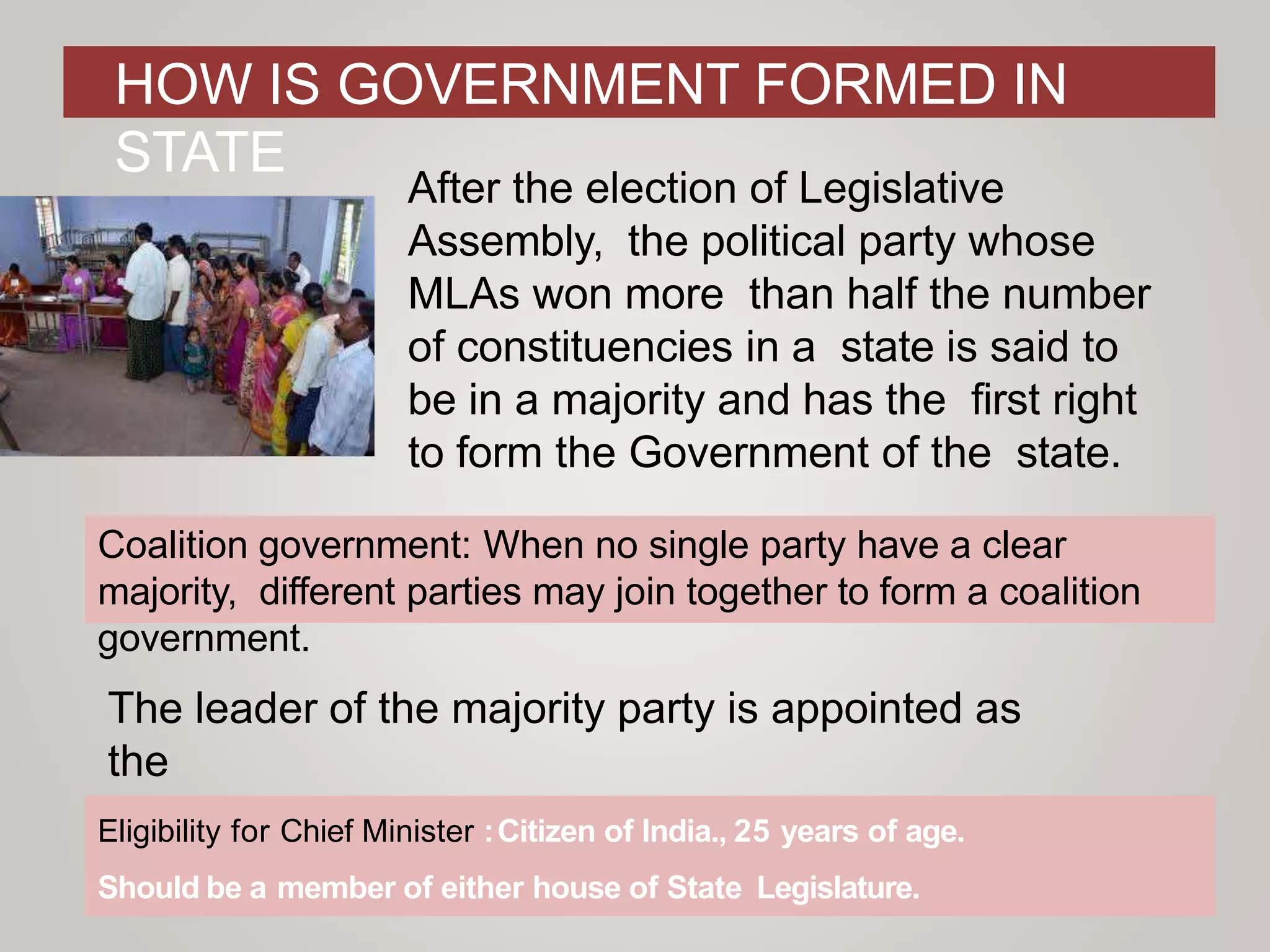 State government ch3 civics | PPTX