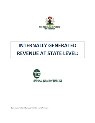 State Internally Generated Revenue Tables in Nigeria | PDF