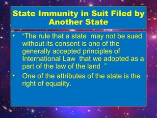 State immunity | PPT