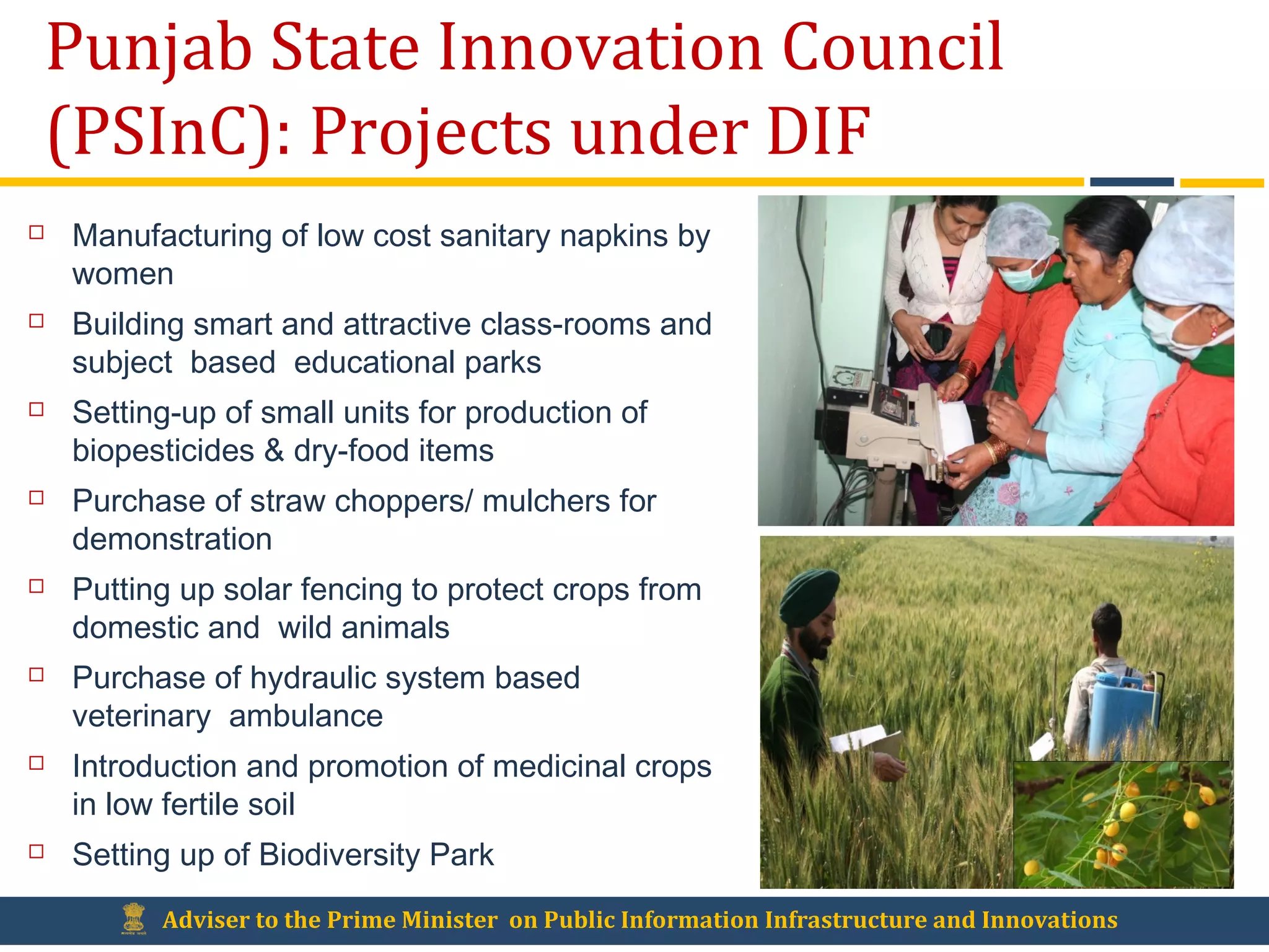 Building the Innovation Eco-system Role of NInC and SInCs | PPT