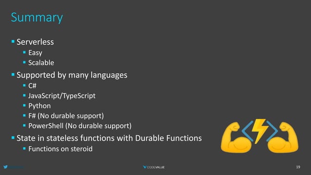 State in stateless serverless functions | PPT | Free Download