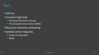 State In Stateless Serverless Functions Pptx