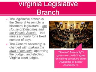 State legislative branch | PPT
