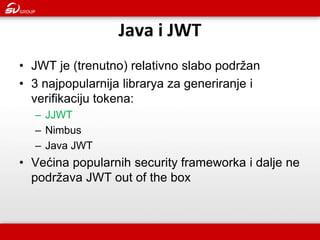 Java & JWT Stateless authentication | PPTX
