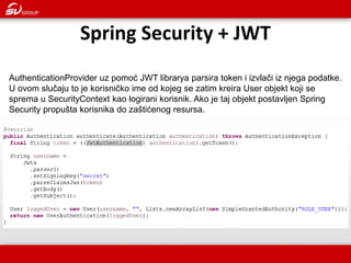 Java & JWT Stateless authentication | PPTX