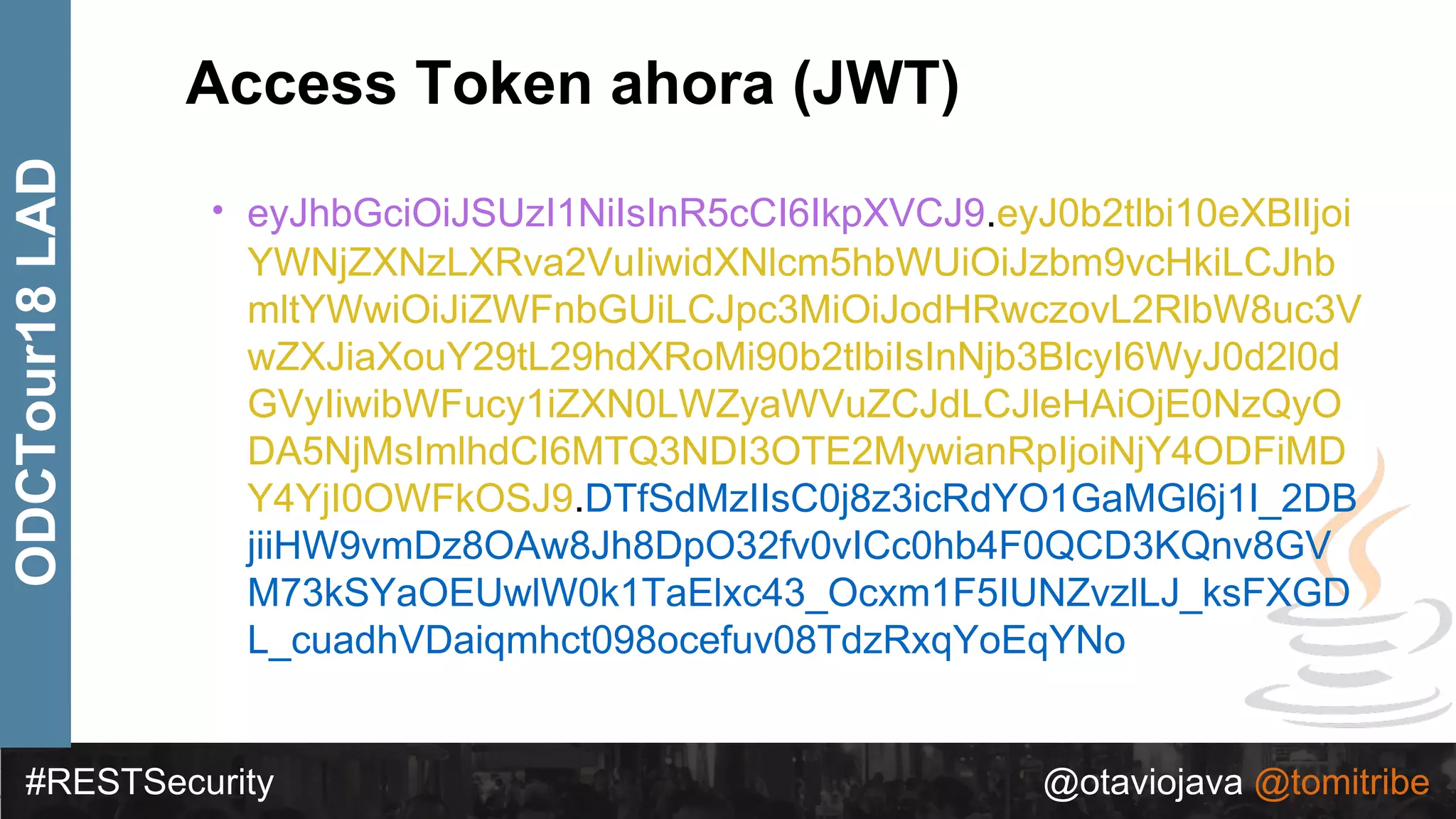 Stateless Microservice Security via JWT and MicroProfile - Mexico | PPT