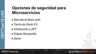 Stateless Microservice Security via JWT and MicroProfile - Mexico | PPT