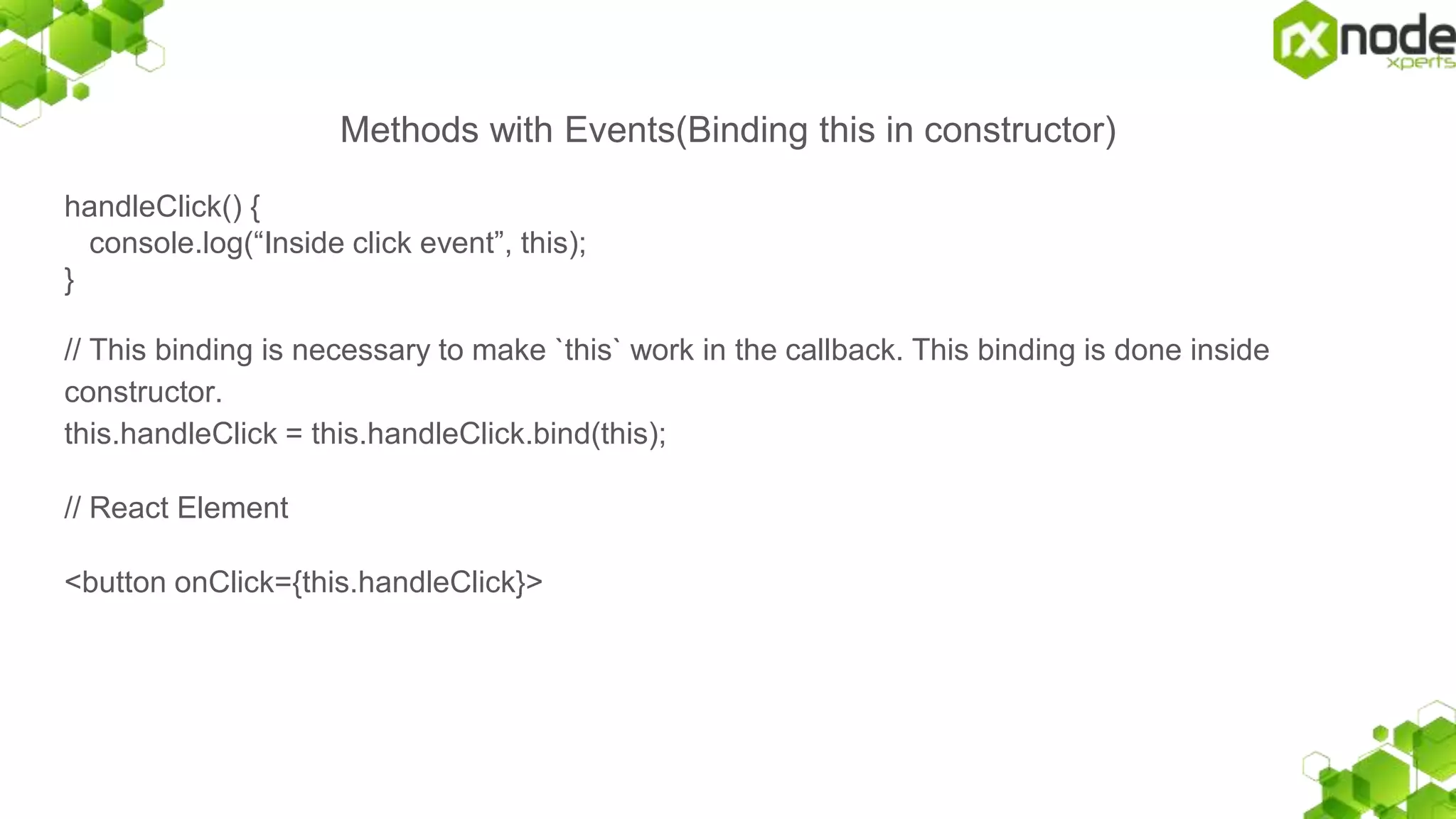 State, Life cycle, Methods & Events | PPT