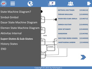 Tugas State machine diagram - Slide | PPTX