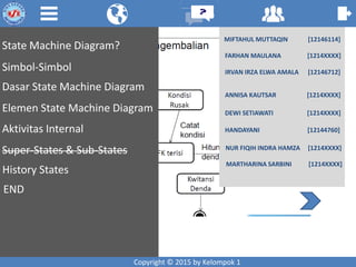 Tugas State machine diagram - Slide | PPTX