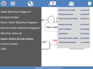 Tugas State machine diagram - Slide | PPTX