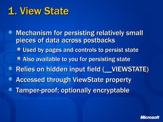 State management in ASP.NET