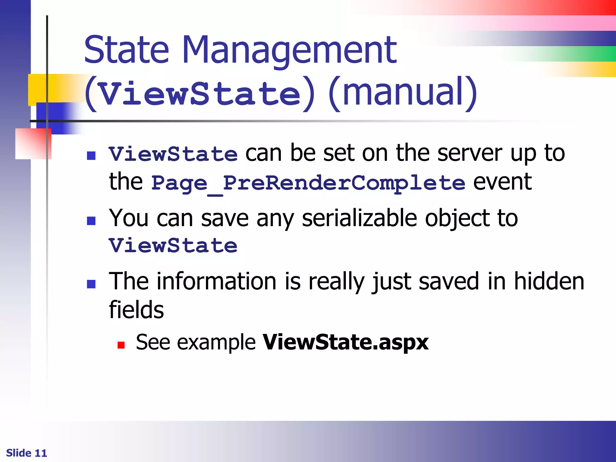 StateManagement in ASP.Net.ppt