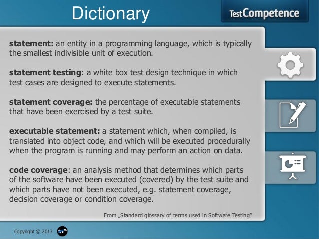Statement Testing and Statement Coverage. ISTQB whitebox techniques w…