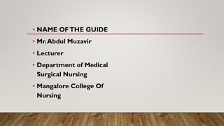 Research topic statement of the research | PPT