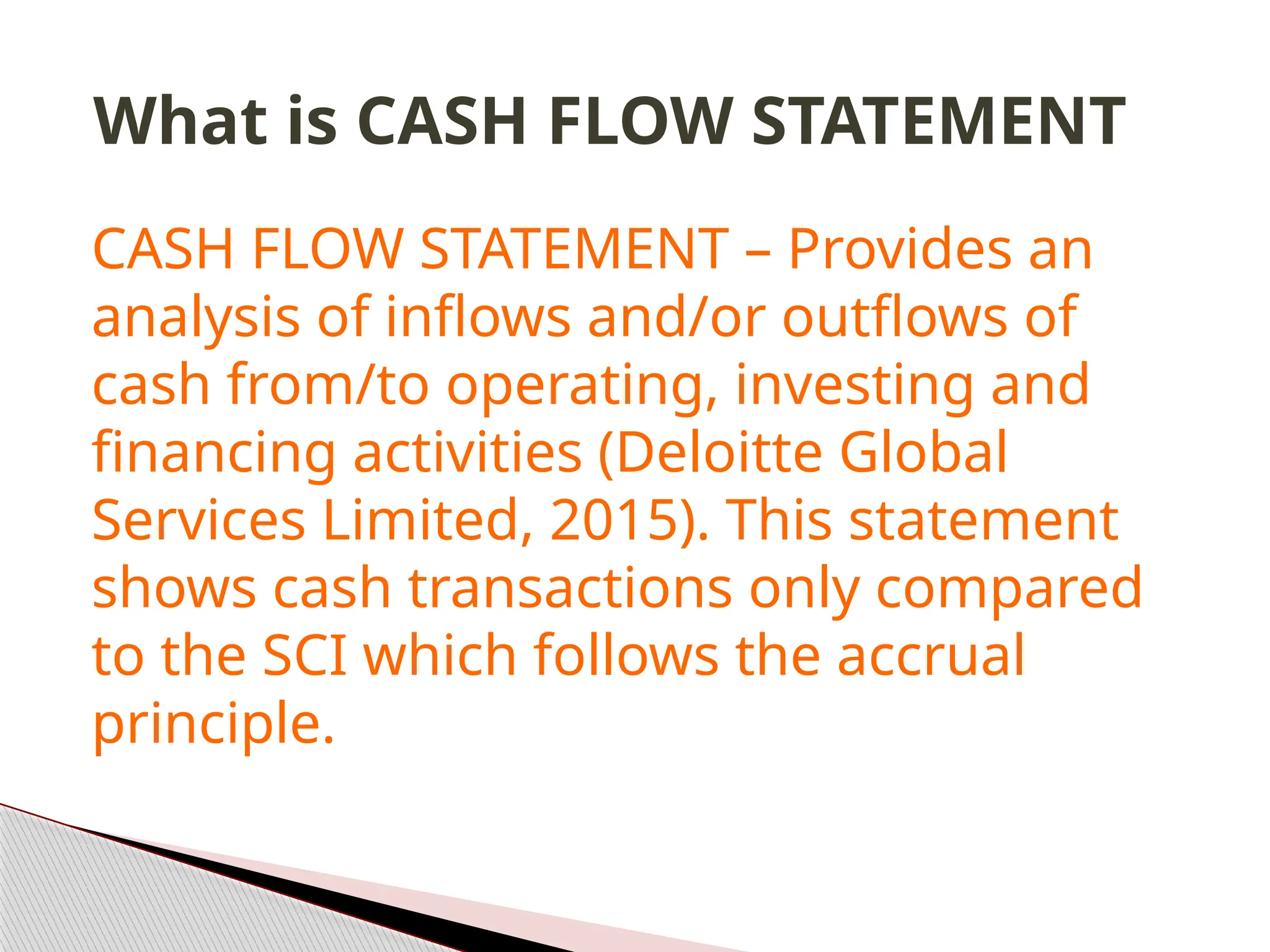 The Cash Flow Statement: Components and Structures .pptx