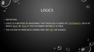 Statement of catagorical form logics | PPT