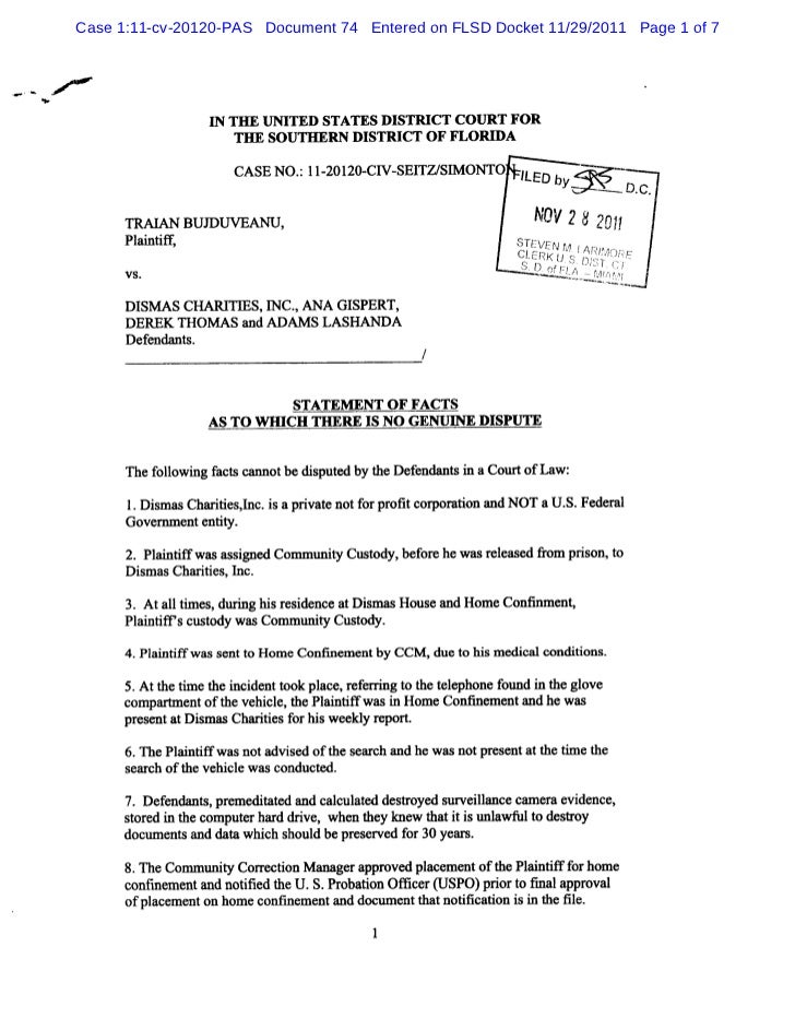 Statement Of Facts What Are The Four Stages Of Writing A Witness