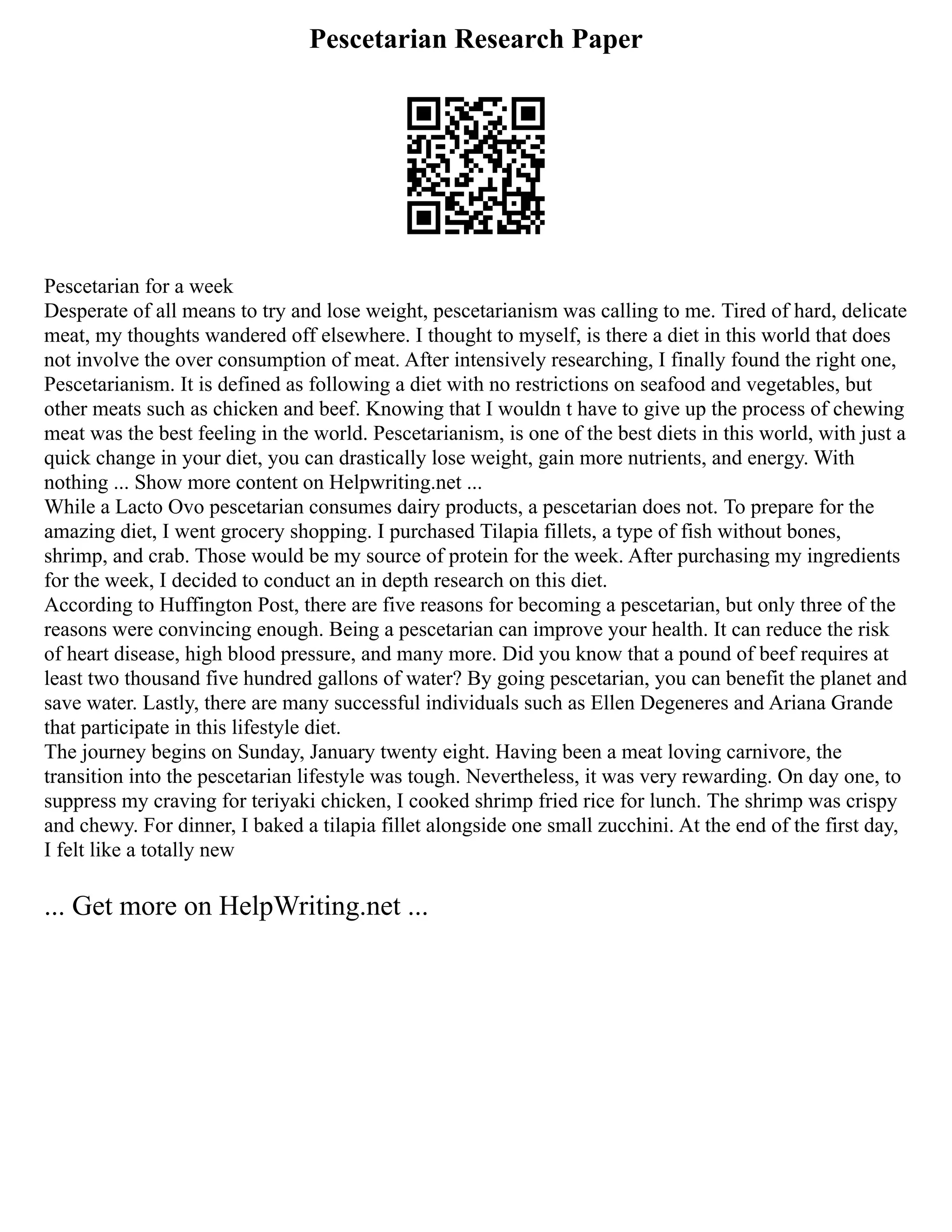 Statement Of Hypothesis Example | PDF