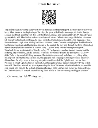 Statement Of Hypothesis Example | PDF