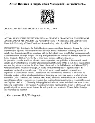 Statement Of Hypothesis Example | PDF