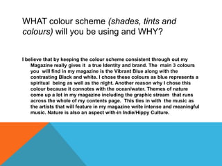 Statement of intent for contents page | PPTX