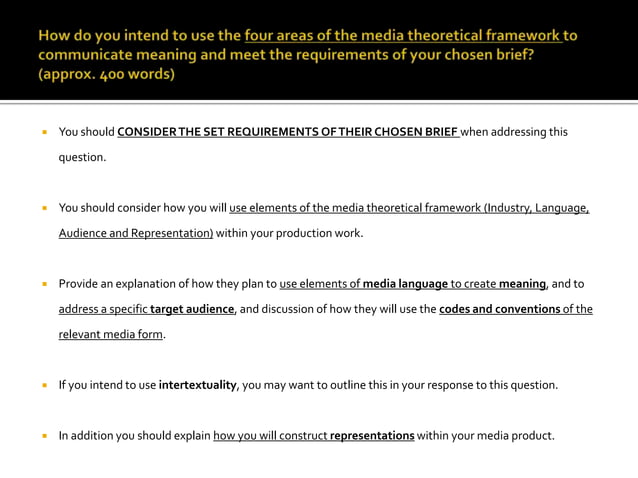 Statement of intent | PPT