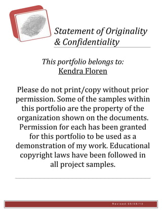 Statement of originality | DOCX