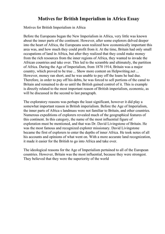 Statement Of Purpose Essay Example | PDF