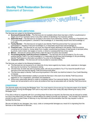 Statement of services (ig) en | PDF