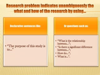 Statement of the problem (final) | PPTX