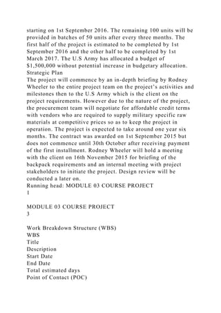 Statement of Work (SOW) and Work Breakdown Str.docx