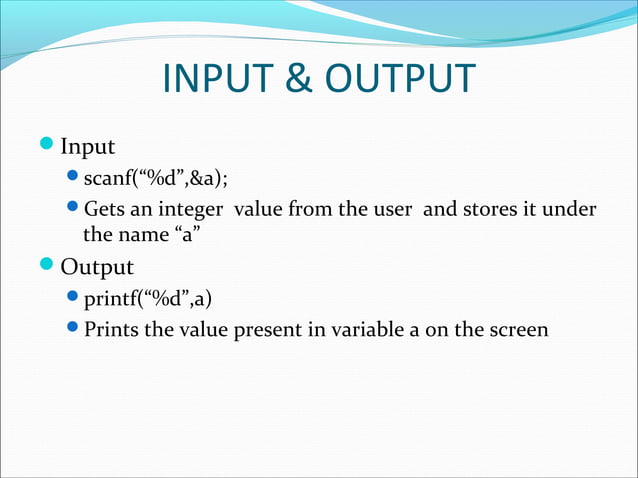 Statements in C | PPT