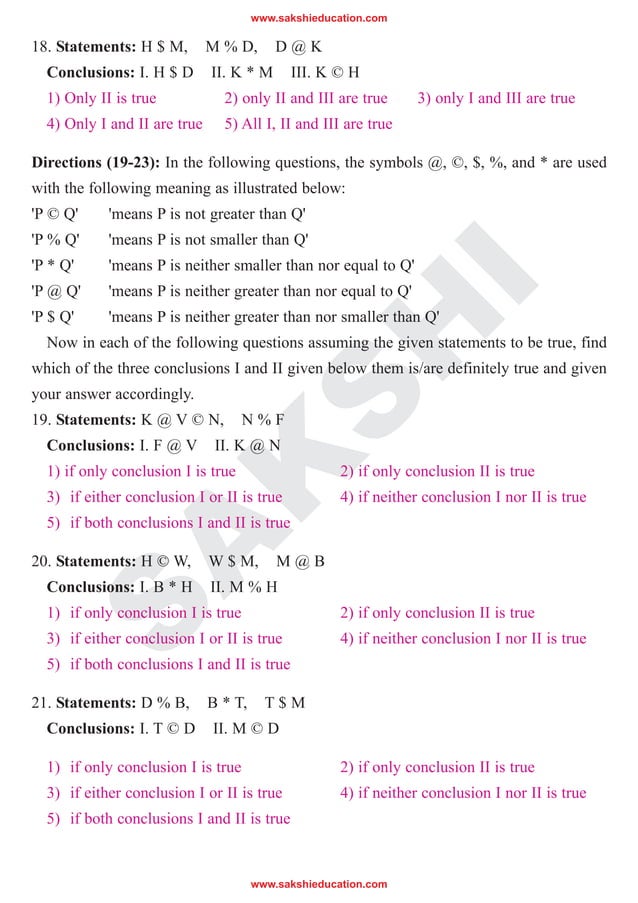 Statements conclusions | PDF