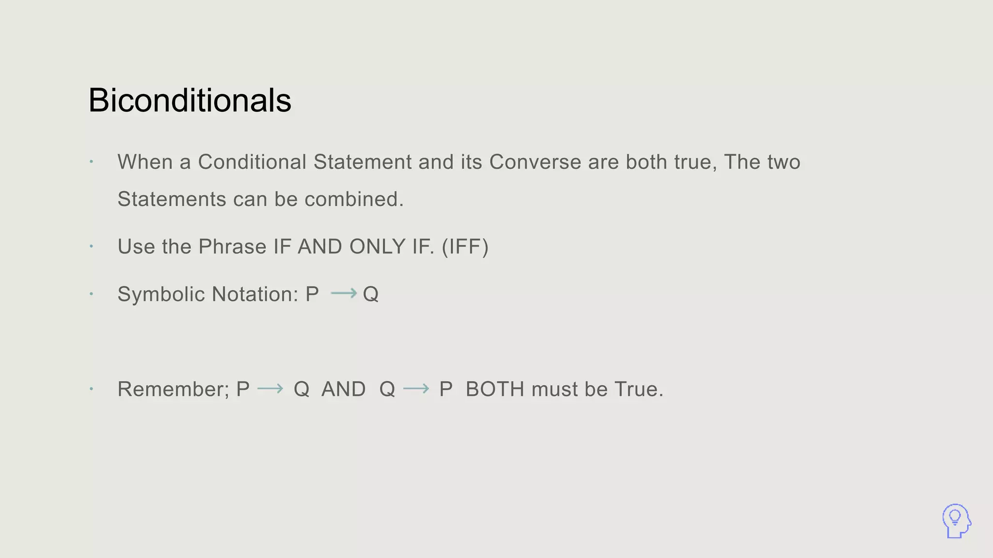 Statements, Conditionals and Biconditionals By Margaret Jefferson.pptx