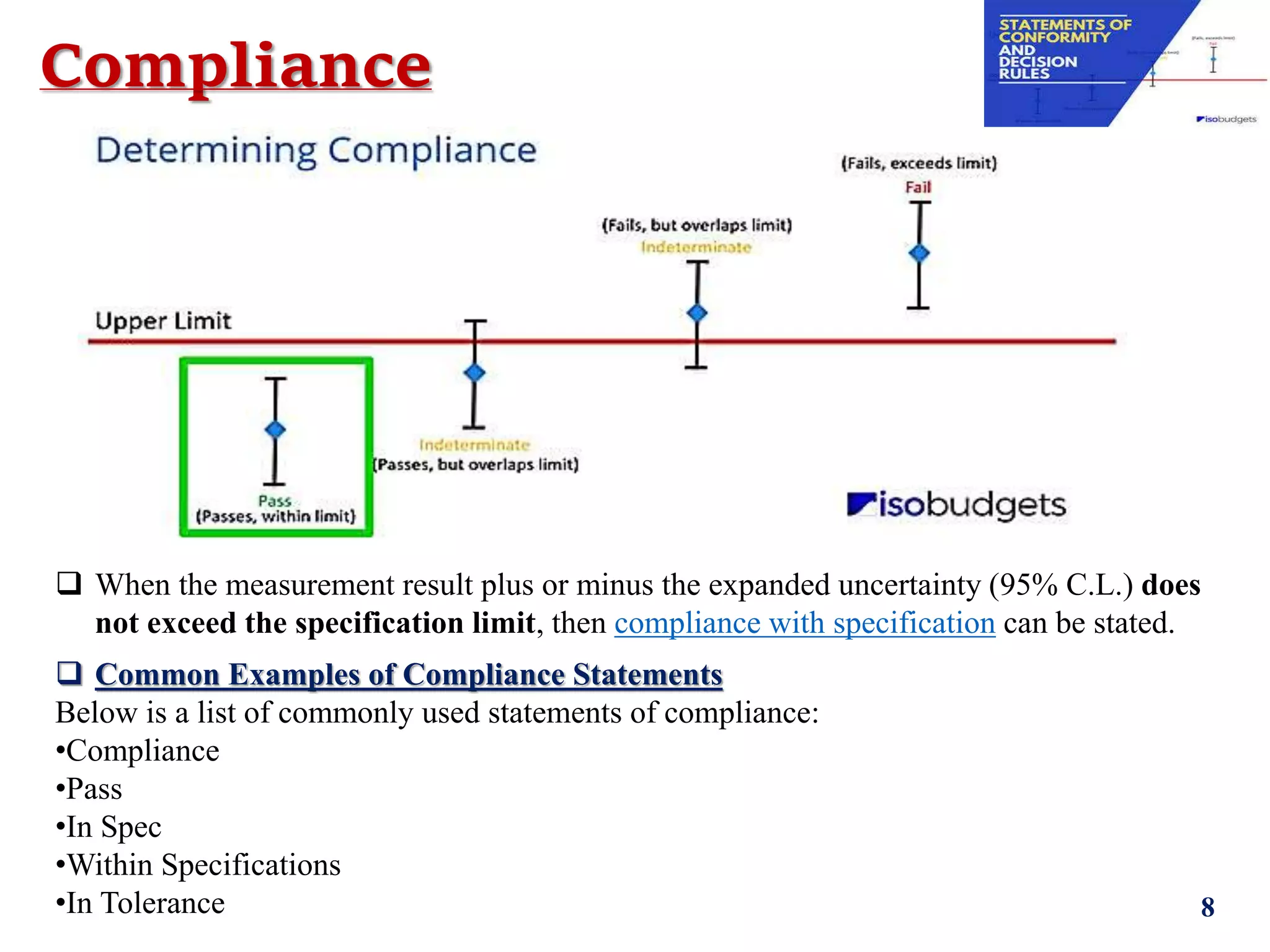 Statements of conformity and decision rules | PPTX