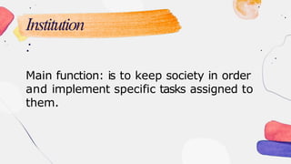 STATE AND NON STATE INSTITUTION POWERPOINT PREENTSTION | PPTX