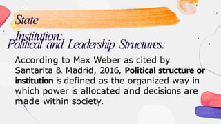 STATE AND NON STATE INSTITUTION POWERPOINT PREENTSTION | PPTX