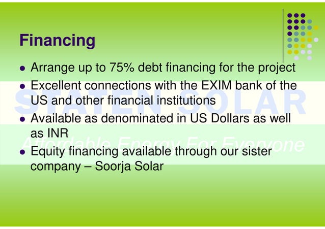 Staten solarprofile project development for spv power plants | PDF ...