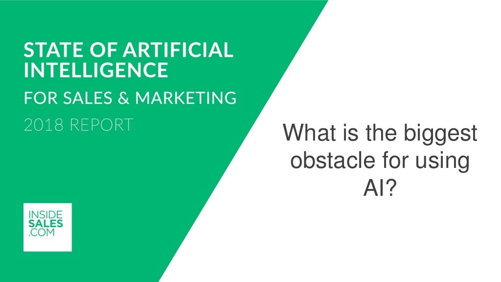 The State of Artificial Intelligence in Sales and Marketing