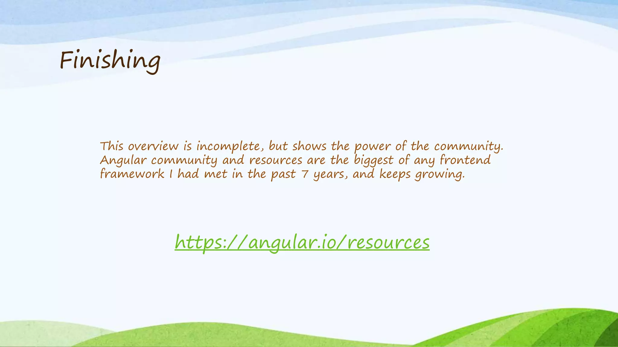 State of angular ecosystem | PPT