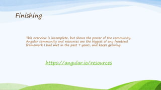 State of angular ecosystem | PPT