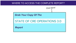 State of CRE Operations 3.0 - Report | PPT