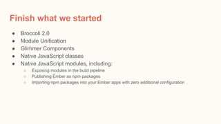 State of Ember.js - This.JavaScript November 2018 | PPT