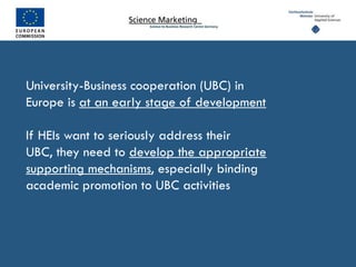 State of European University-Business Cooperation | PPT
