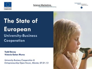 State of European University-Business Cooperation | PPT